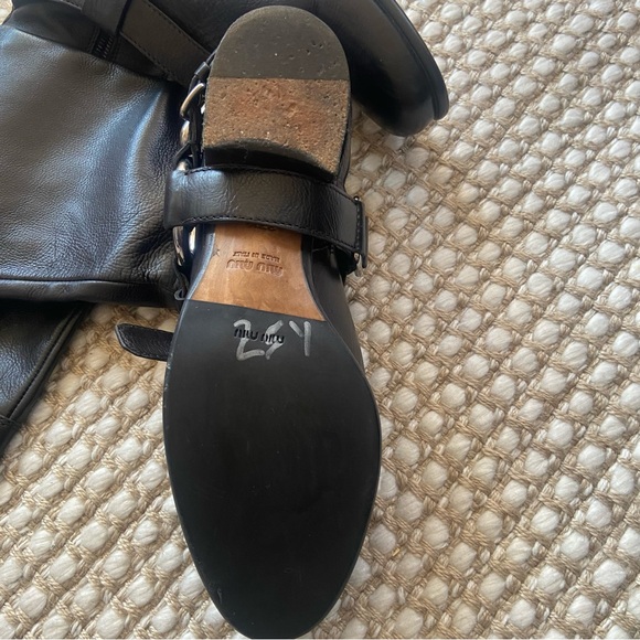 Miu Miu | Shoes | Prada Miu Miu Motorcycle Biker Removable Harness ...
